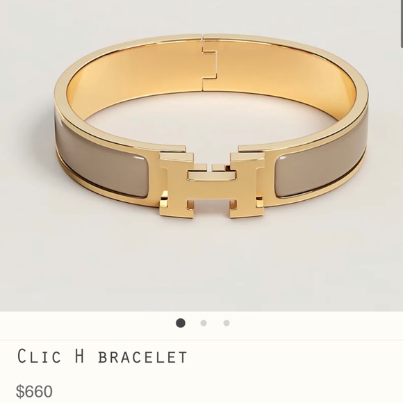 Hermes | Jewelry | Herms Clic H Bracelet | Poshmark